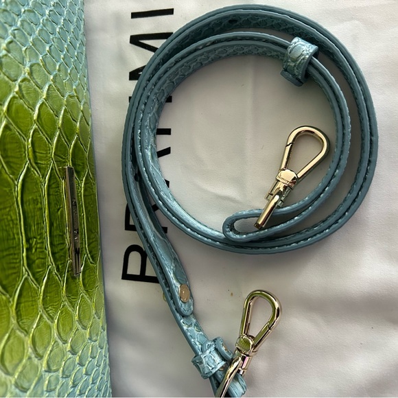 Brahmin | Bags | Brahmin Large Duxury And Veronica Wallet Limeade River ...